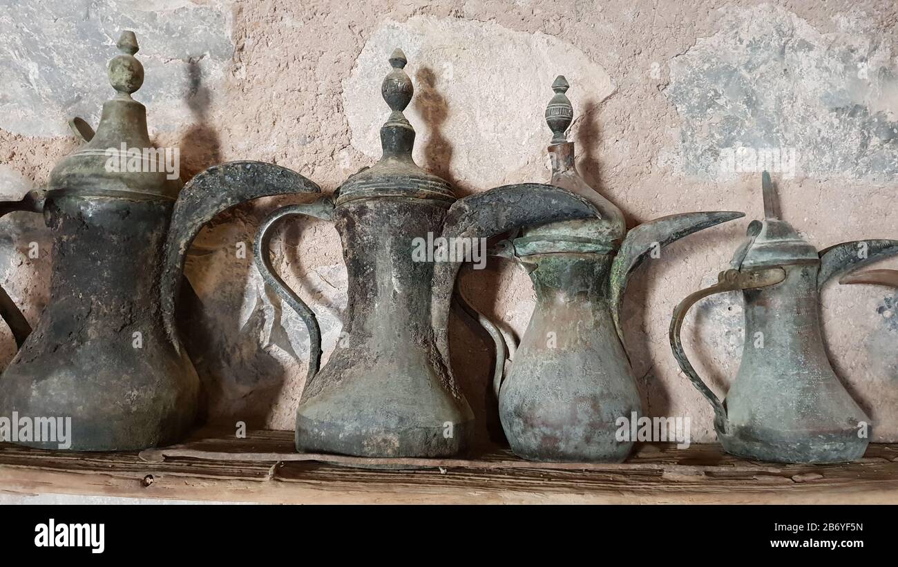 Arab coffee pots Stock Photo - Alamy