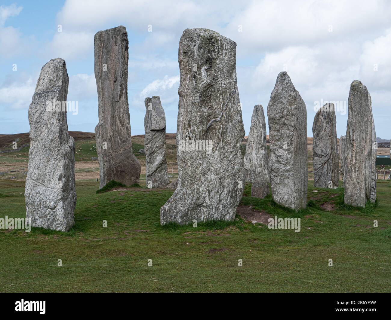 The Callanish Standing Stones and stone circle on The Isle of Lewis ...