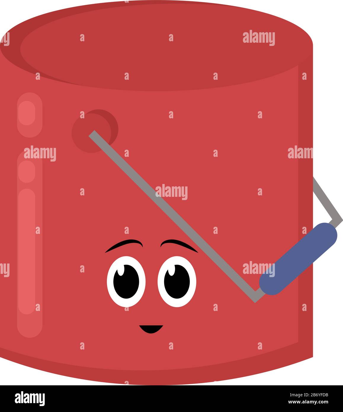 Red bucket Stock Vector Images - Alamy