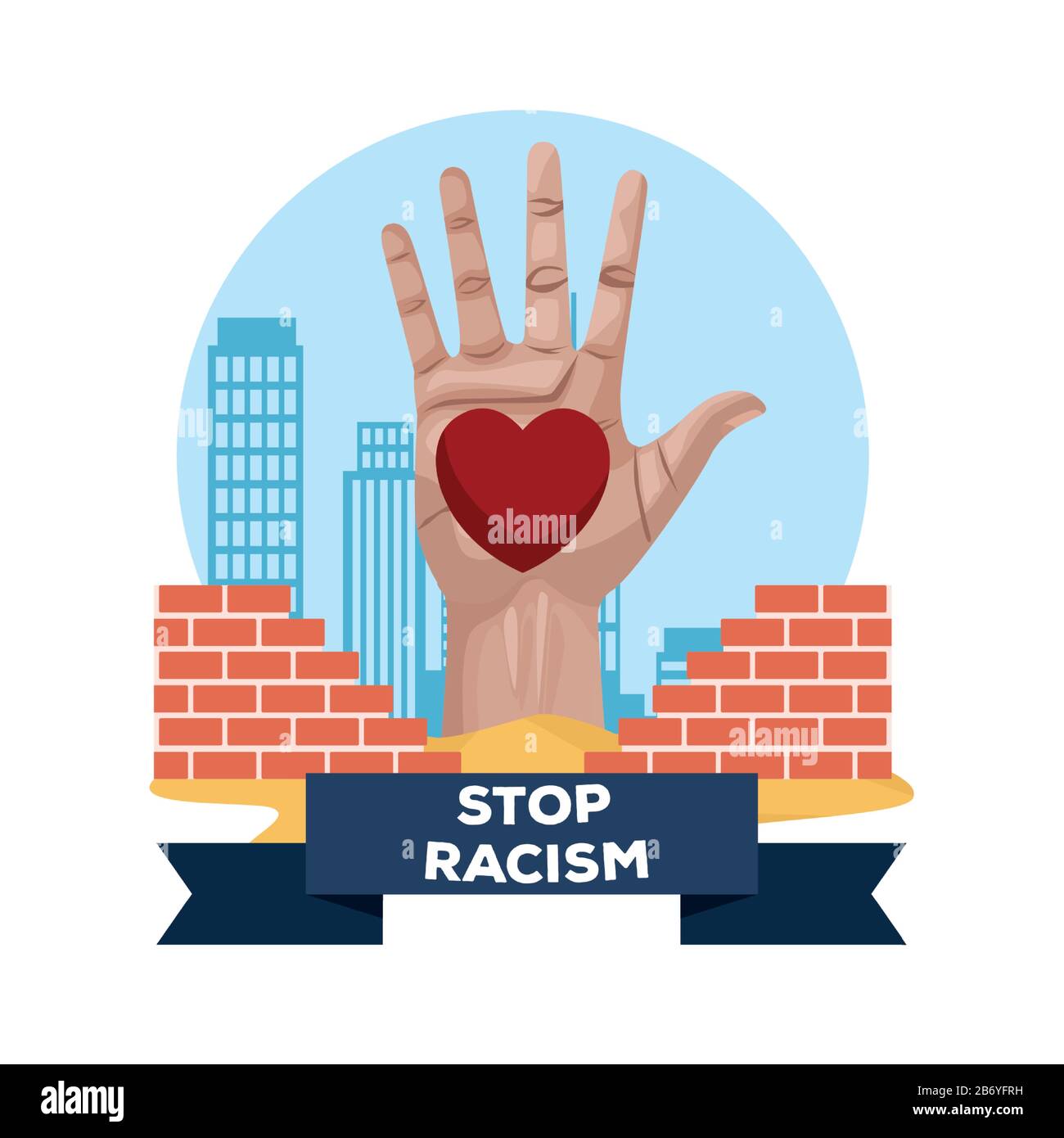 Social antiracism Stock Vector Images - Alamy
