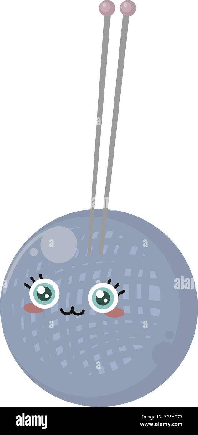 Cute clew, illustration, vector on white background Stock Vector Image ...