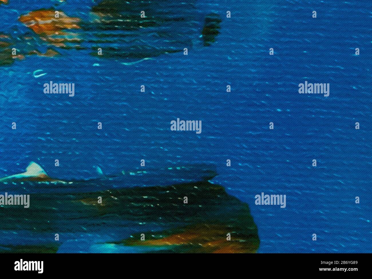 Multicolor brush strokes in oil structure. Grunge fine art mixed media ...