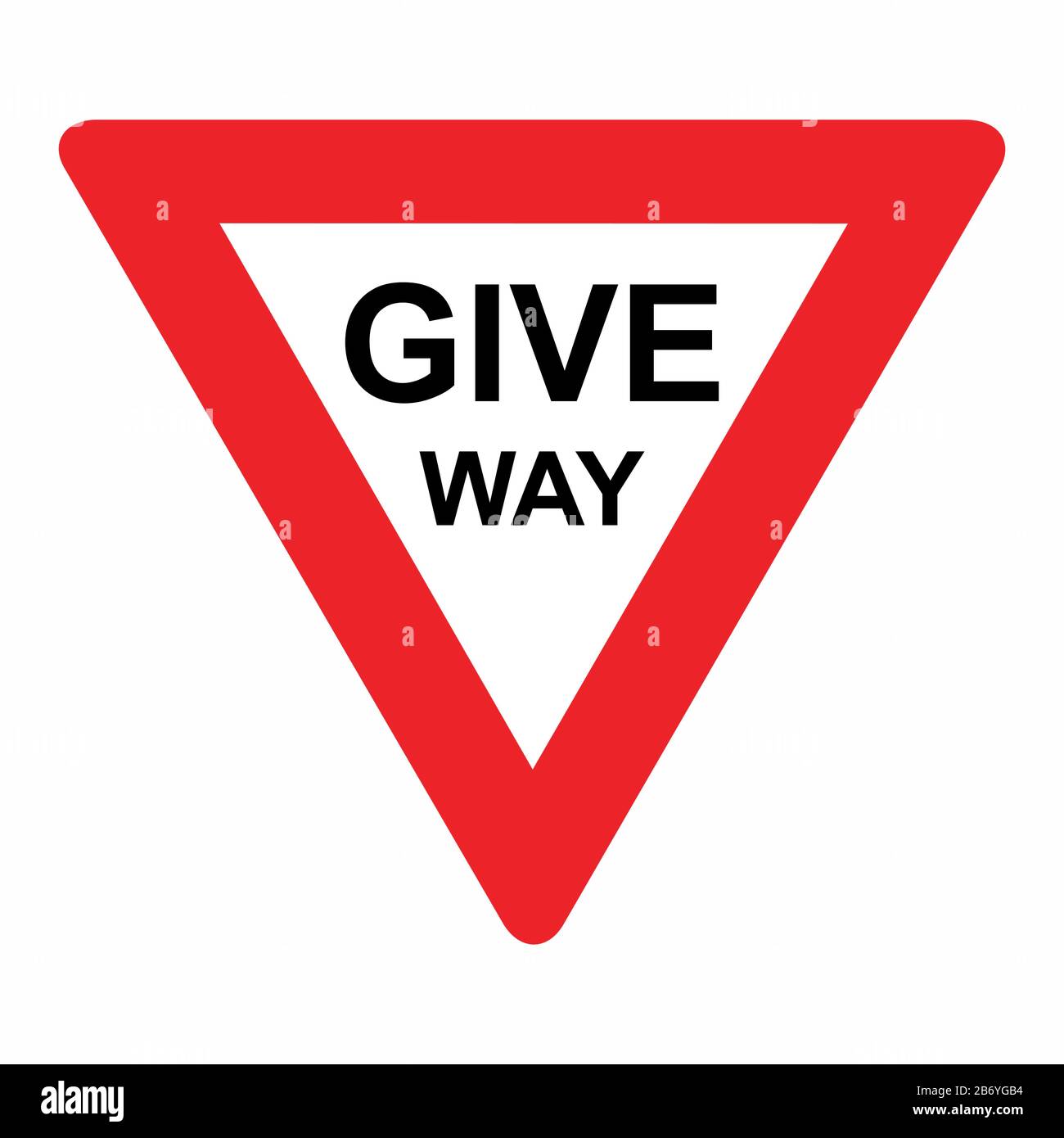 Give way traffic sign Stock Vector Image & Art - Alamy Give way traffic sign Stock Vector Image & Art - Alamy
