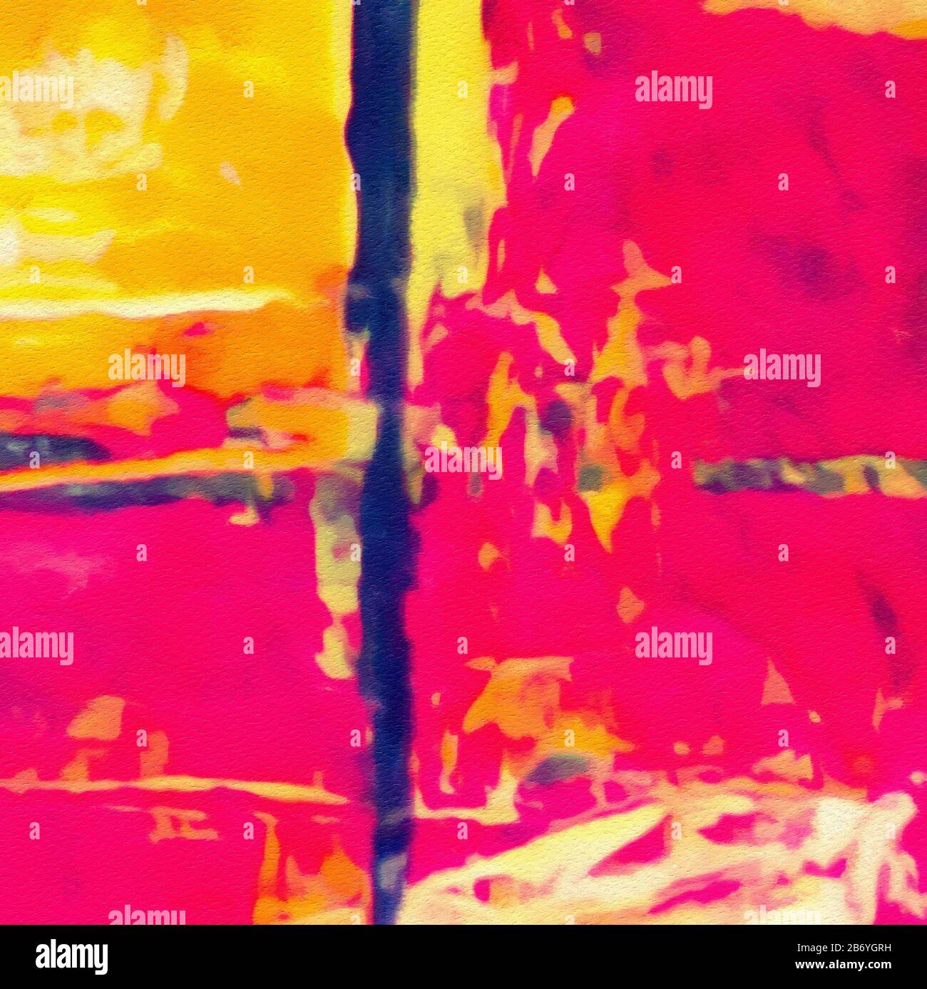 Multicolor brush strokes in oil structure. Grunge fine art mixed media ...