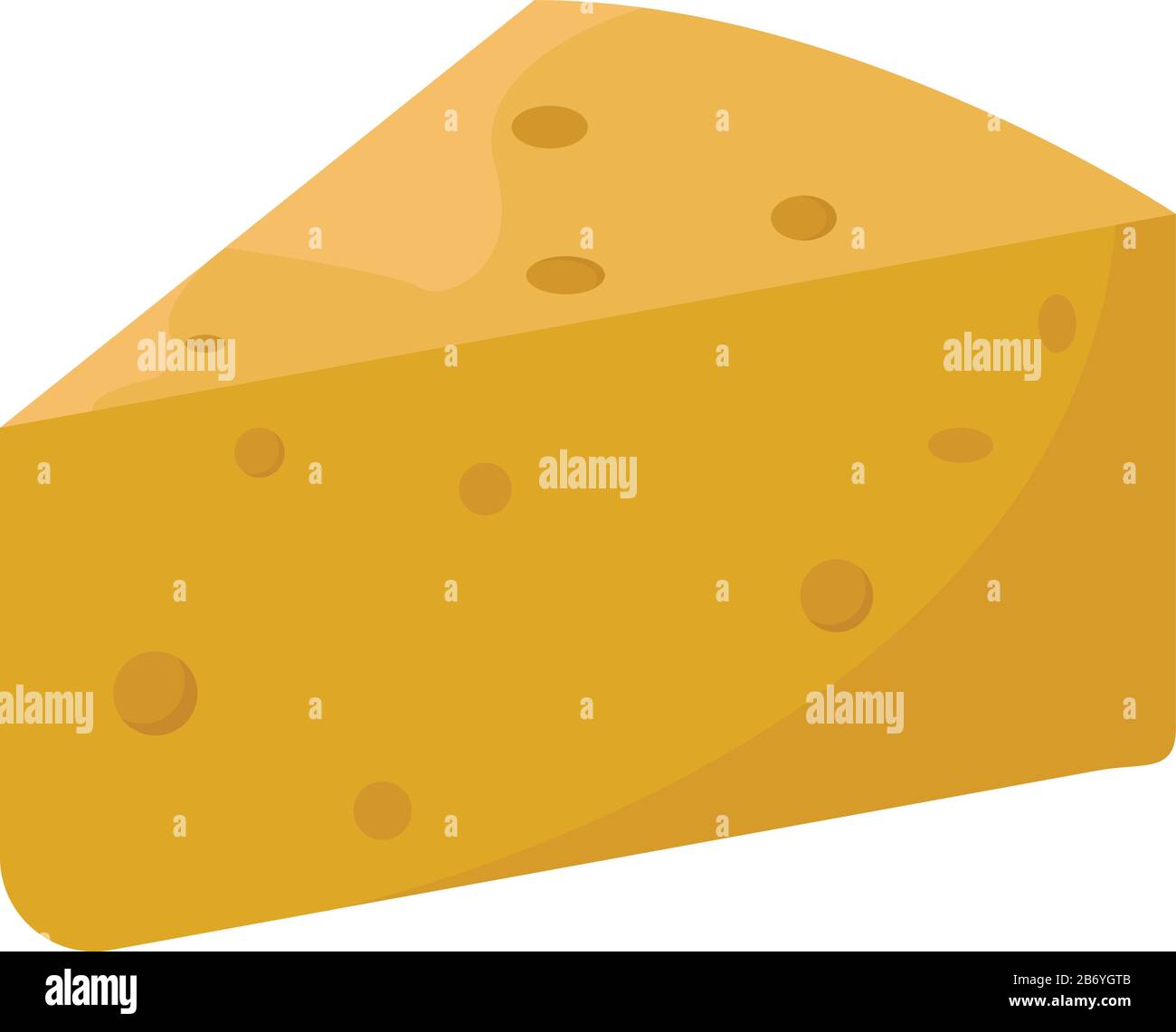 fat cheese, illustration, vector on white background Stock Vector Image ...