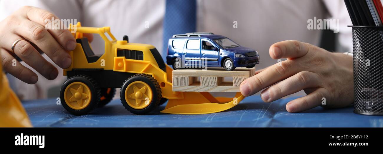 Builder car hi-res stock photography and images - Alamy