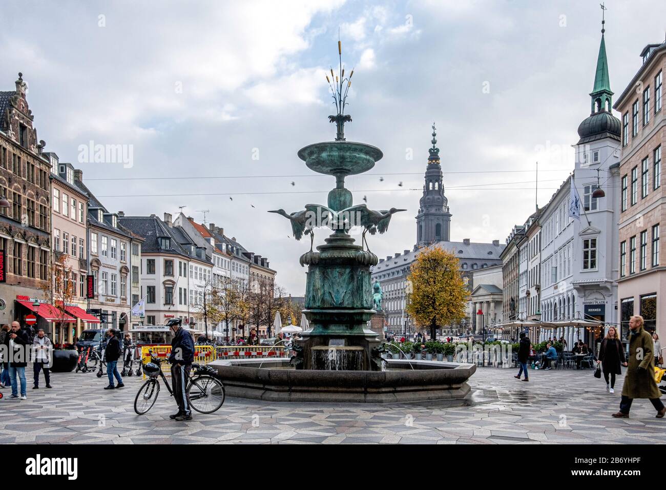 Stork Fountain designed by Edvard Petersen and Vilhelm Bissen in 1894 ...