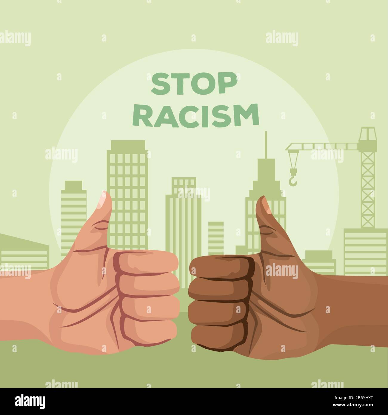 Social antiracism Stock Vector Images - Alamy