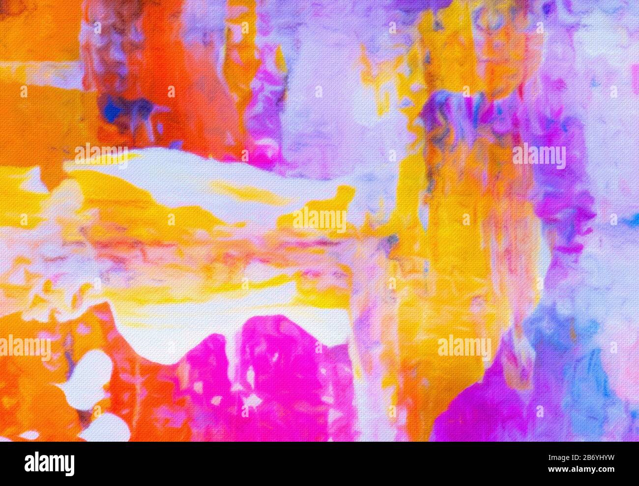 Multicolor brush strokes in oil structure. Grunge fine art mixed media ...