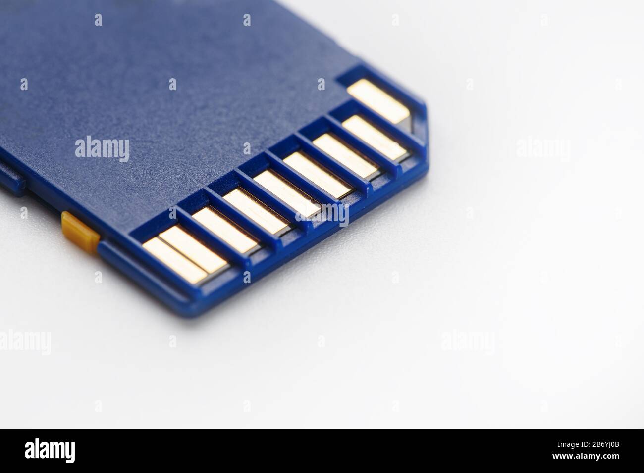 Blue SD Memory Card Isolated on White. Backup concept Stock Photo - Alamy