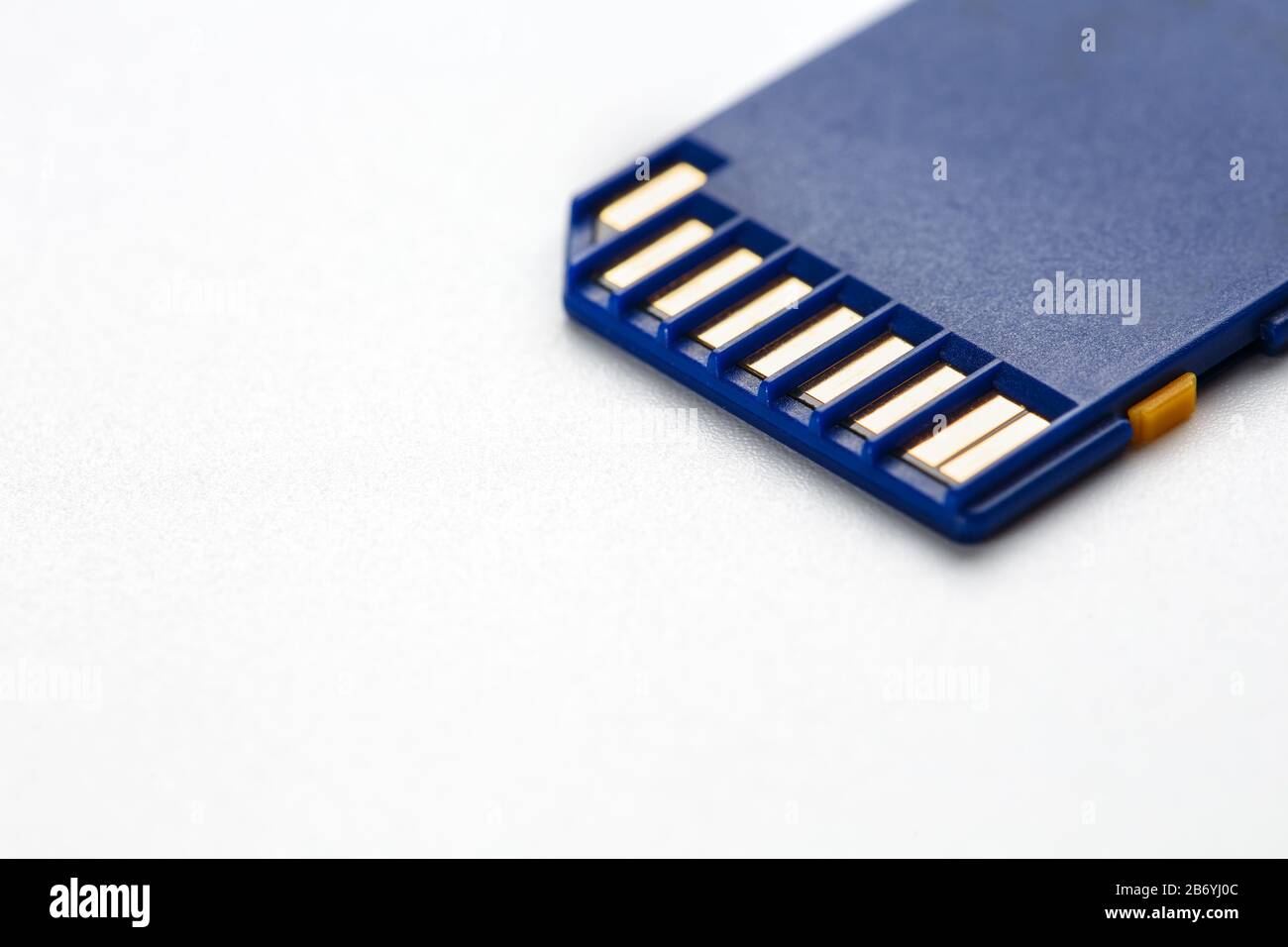 Blue SD Memory Card Isolated on White. Backup concept Stock Photo - Alamy