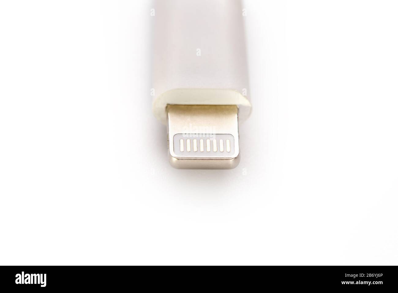 Connector lightning on a white background. This is a proprietary ...