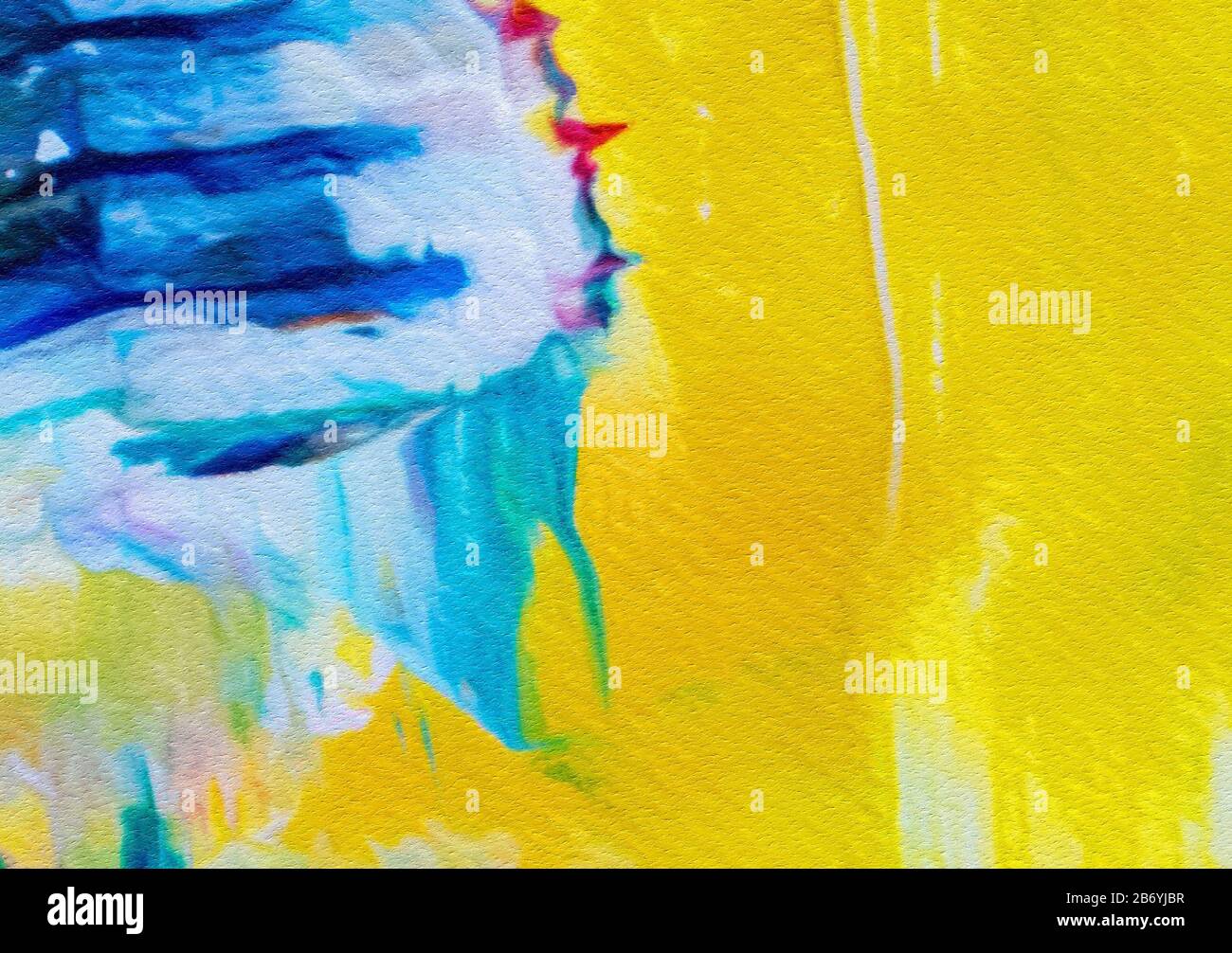 Multicolor brush strokes in oil structure. Grunge fine art mixed media ...