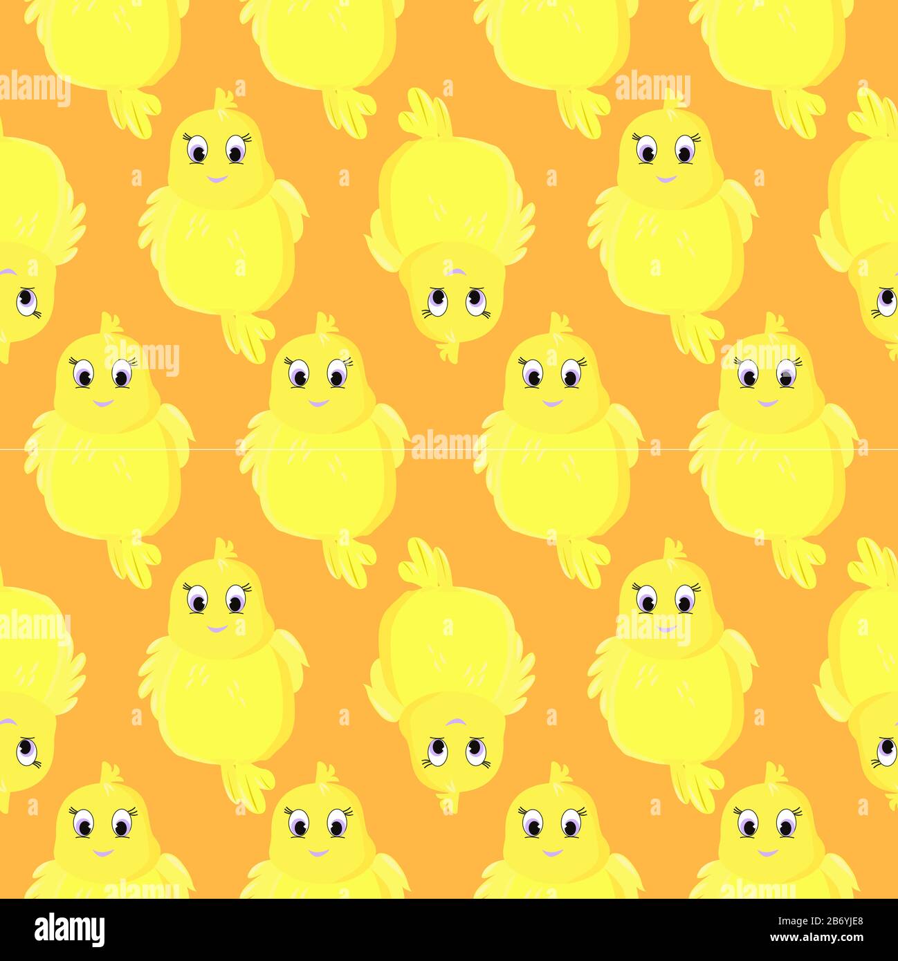 Chicken pattern, illustration, vector on white background Stock Vector ...