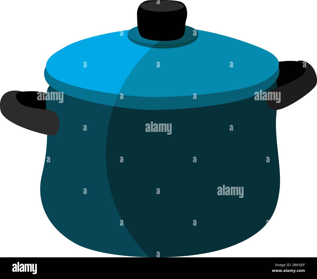 Cooking boiler, illustration, vector on white background Stock Vector ...