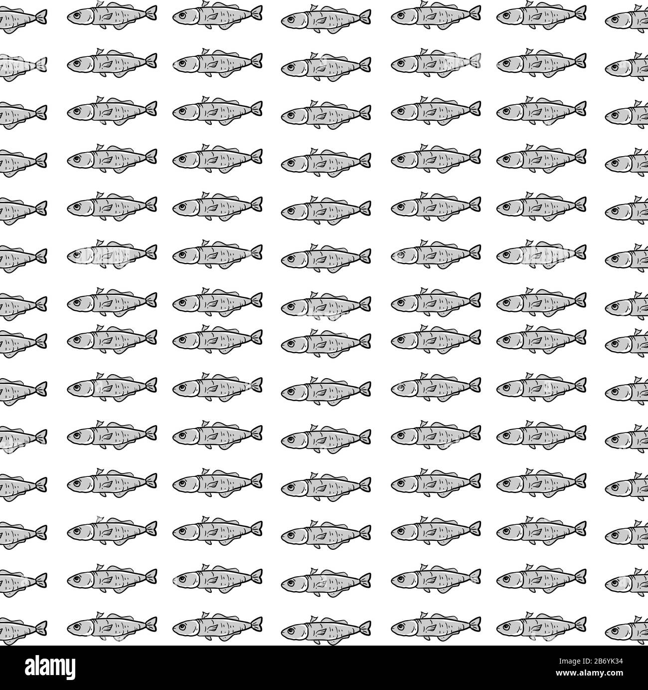 Drawing fish food on Black and White Stock Photos & Images - Alamy