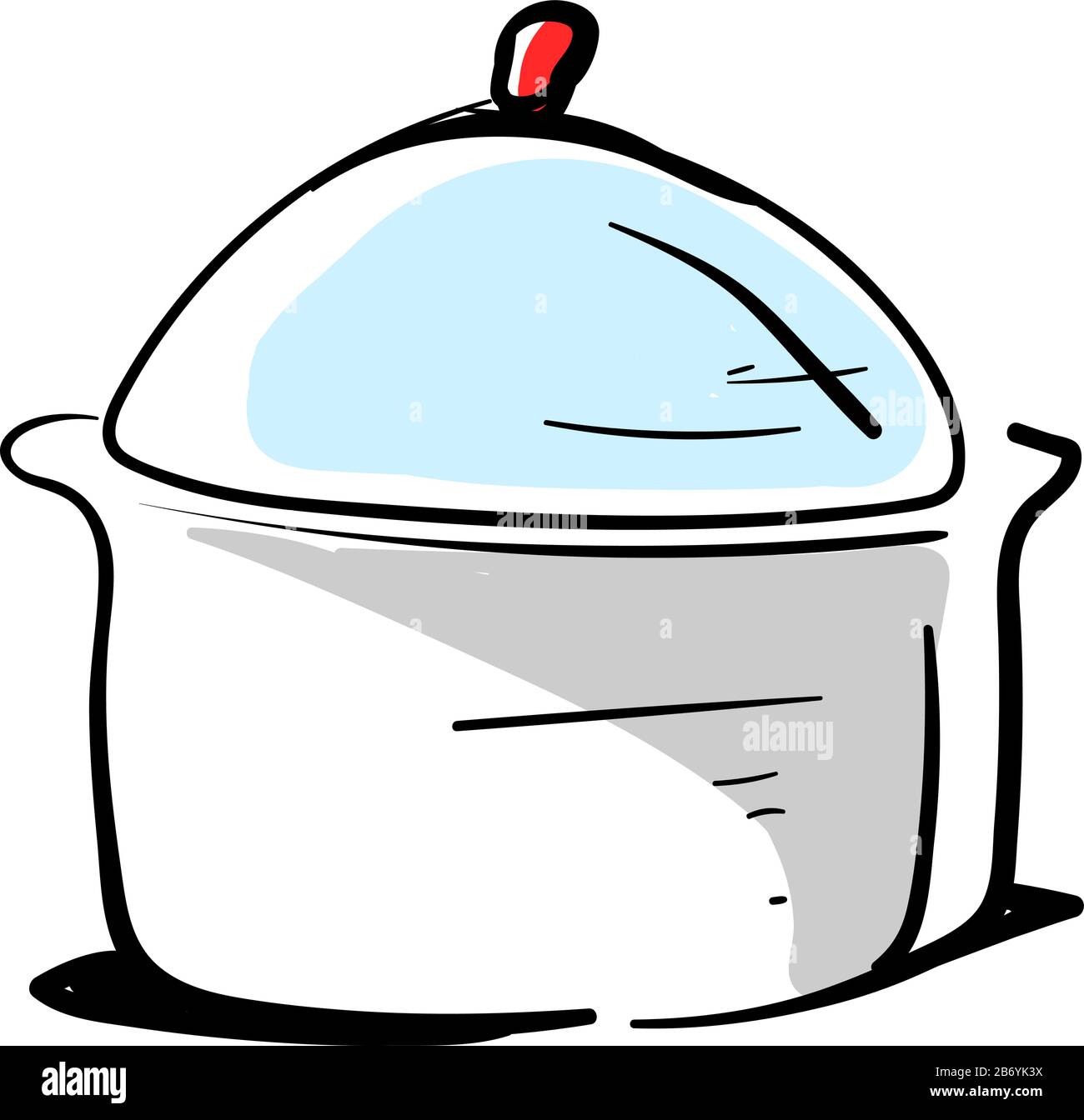 Cooking boiler drawing Stock Vector Images - Alamy