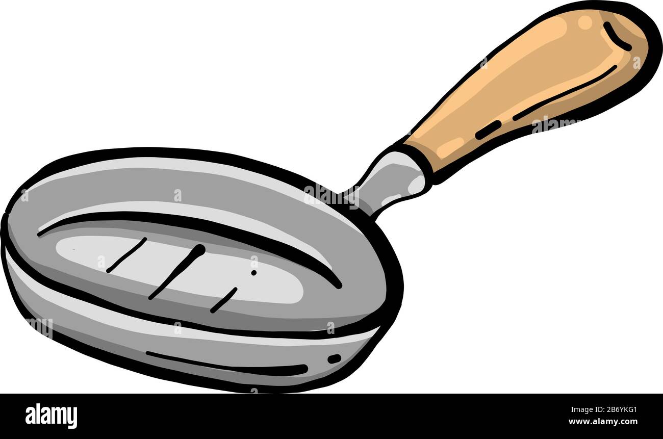 Brazier drawing, illustration, vector on white background Stock Vector ...