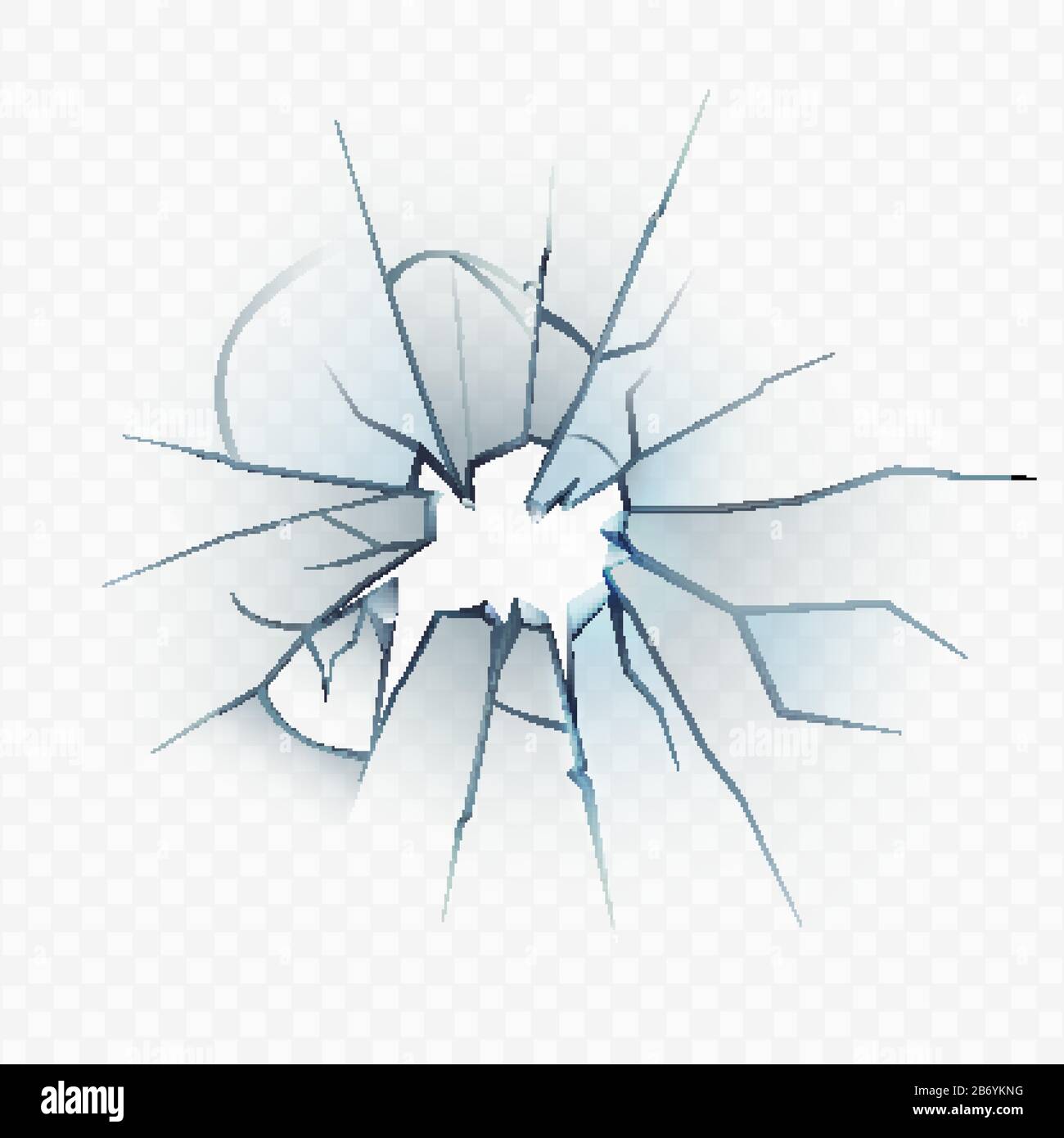 Smashed glass effect Stock Vector Images - Alamy