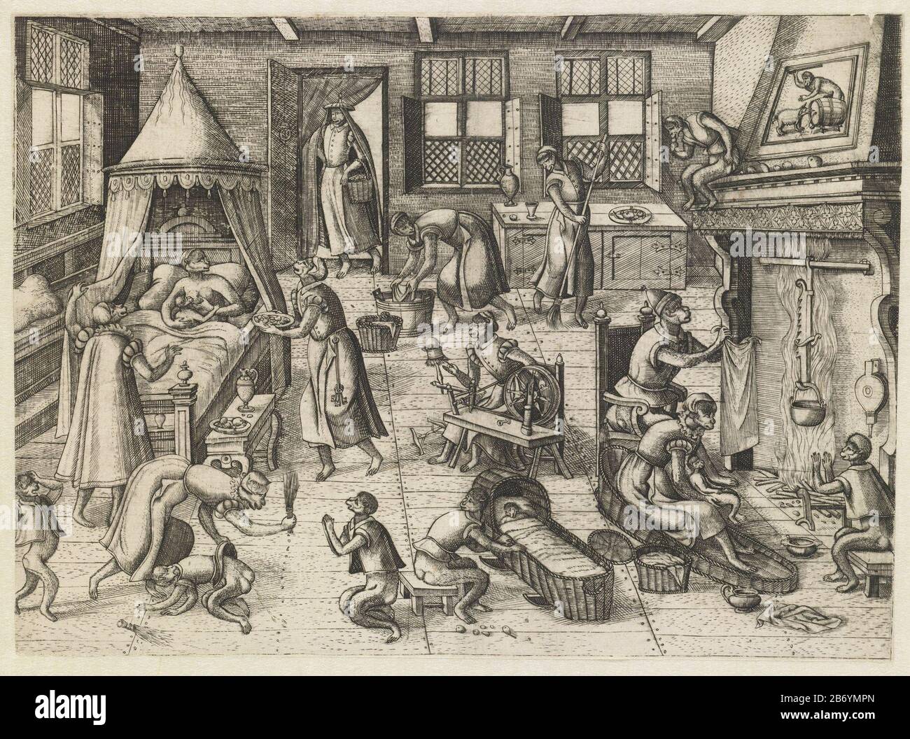 Room of the monkeys hi-res stock photography and images - Alamy