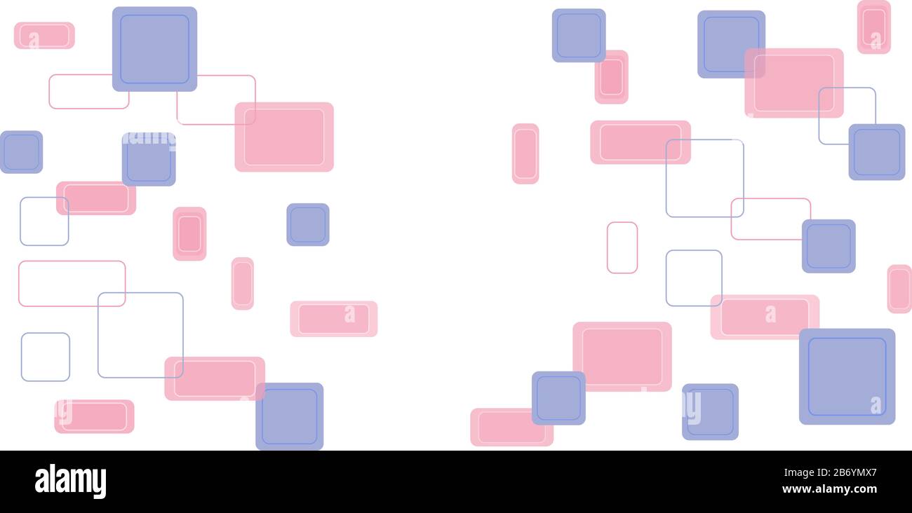 Seamless pattern from rectangles and squares. Isolated elements on a ...