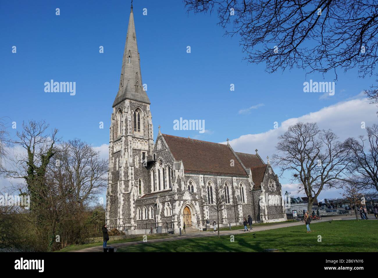 St Albans church Stock Photo - Alamy