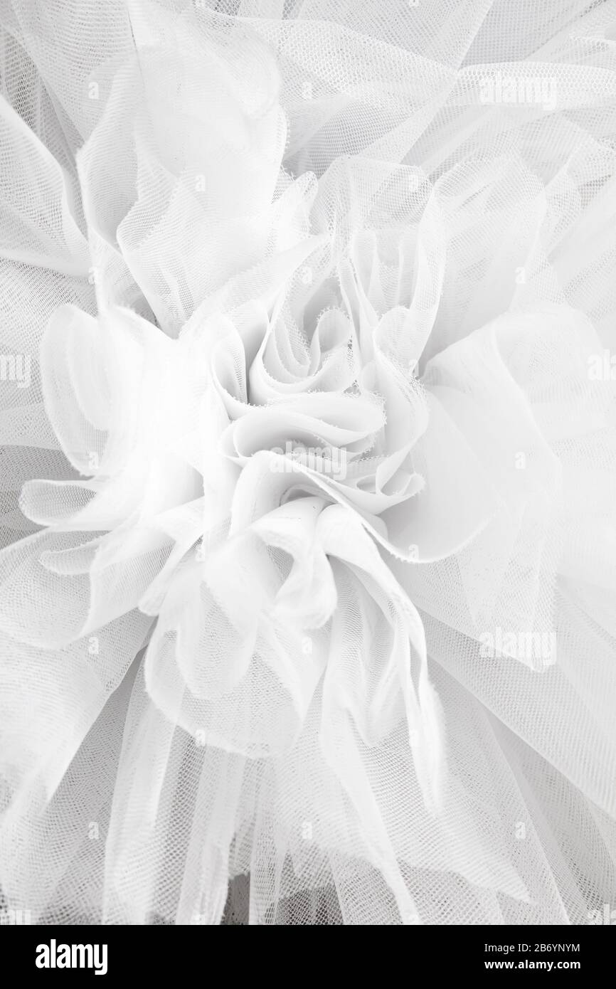Closeup detail backdrop of the ballerina white tutu dress Stock Photo ...