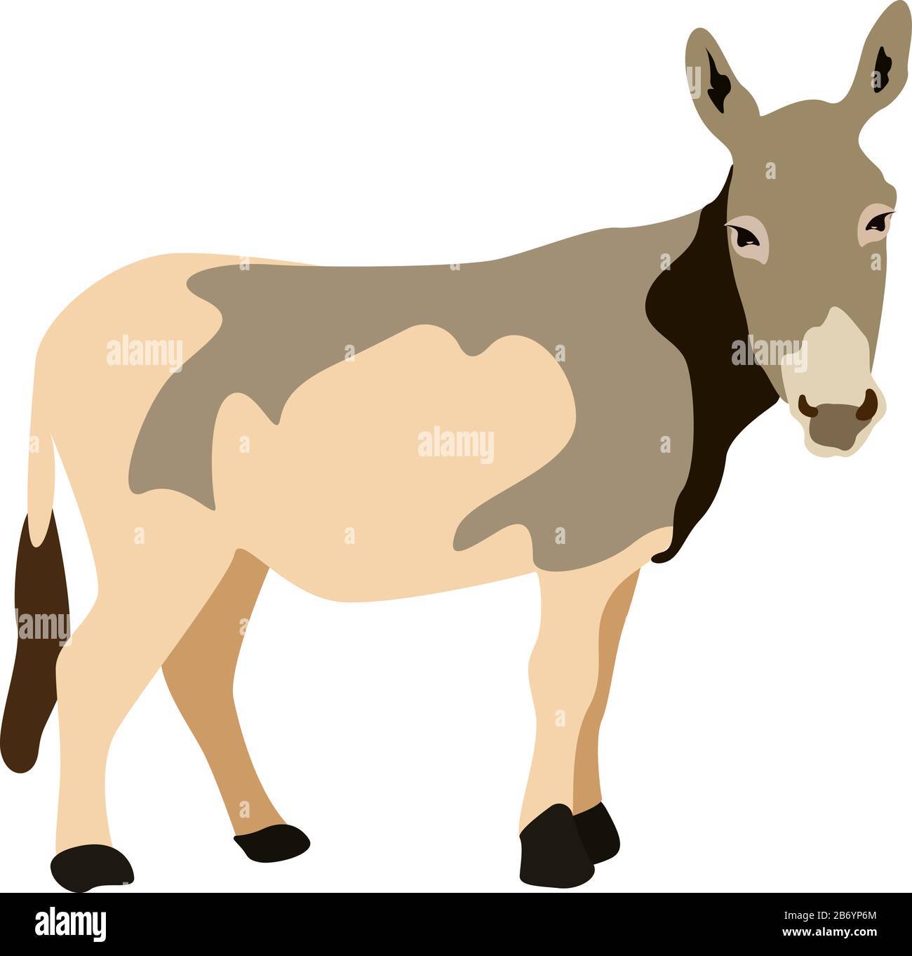 Donkey illustration hi-res stock photography and images - Alamy