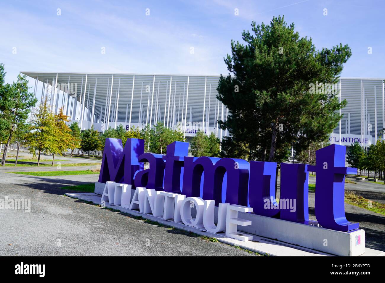 Bordeaux , Aquitaine / France - 10 25 2019 : Stade Matmut Atlantique ...