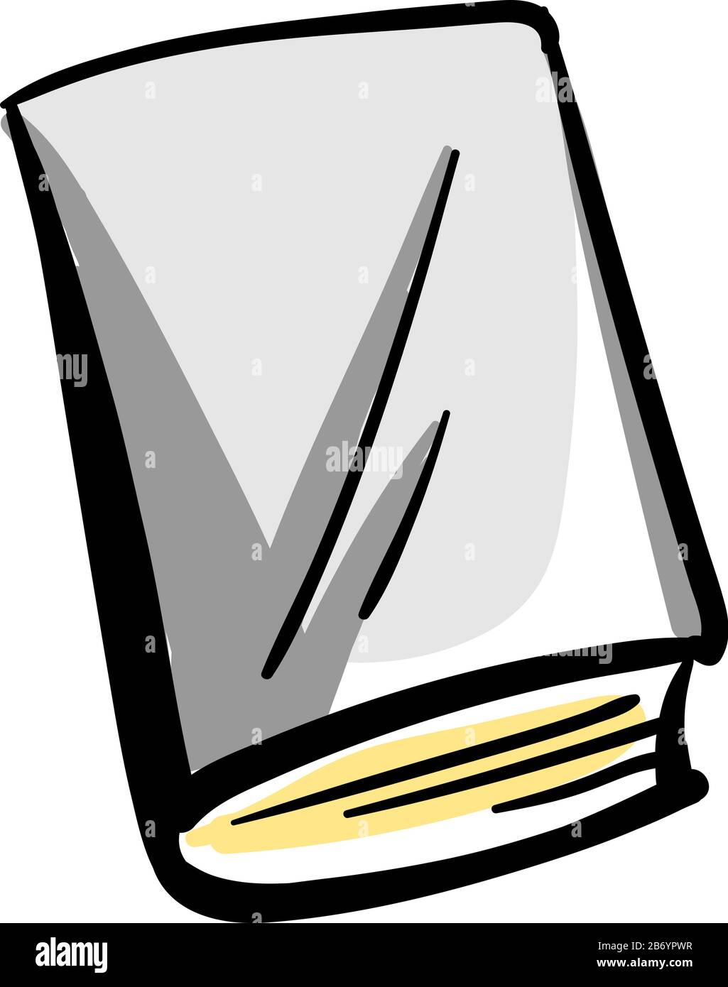 Book on white and grey background Stock Vector Images - Alamy