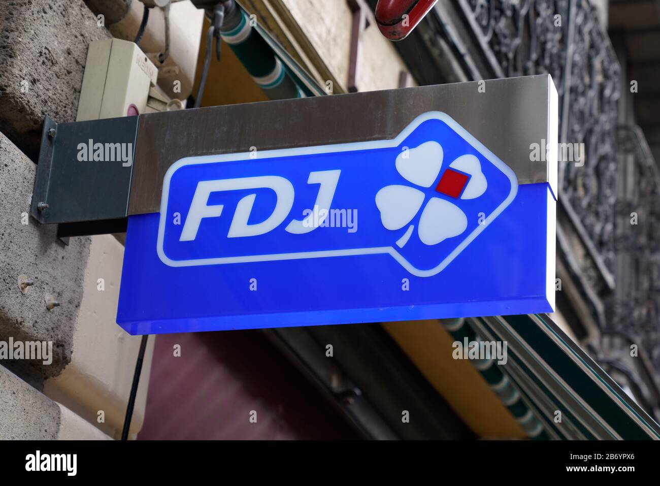 Bordeaux , Aquitaine / France - 10 28 2019 : fdj Française des Jeux ...