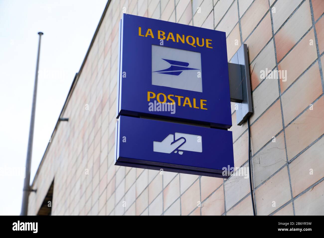 Bordeaux , Aquitaine / France - 12 28 2019 : la poste Banque postale ...