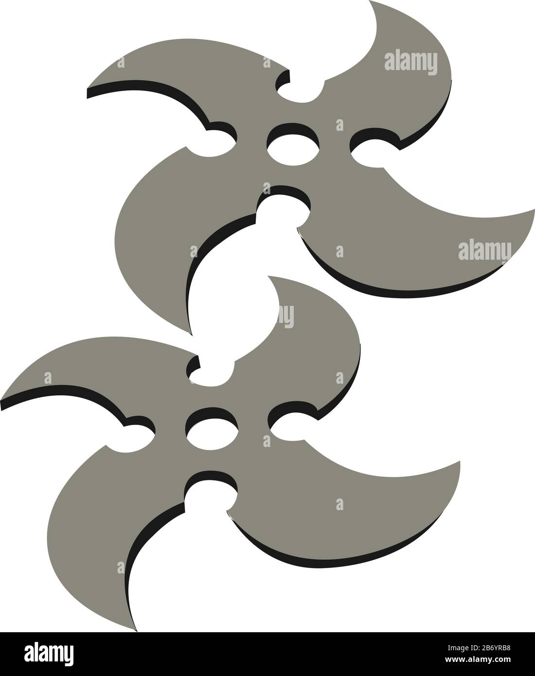 Shuriken vector vectors hi-res stock photography and images - Alamy