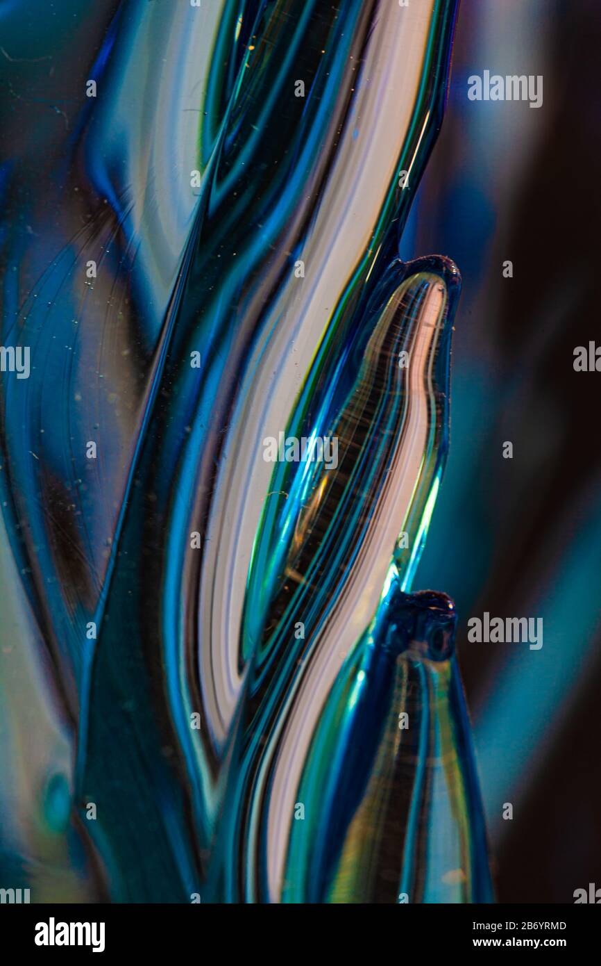 Colored light refracted glass hi-res stock photography and images - Alamy
