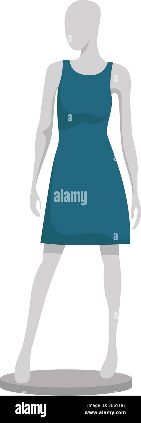 Mannaquin, illustration, vector on white background Stock Vector Image ...