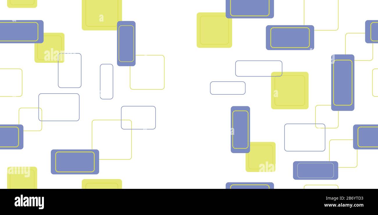 Seamless pattern from various rectangles. Vector illustration. Isolated ...