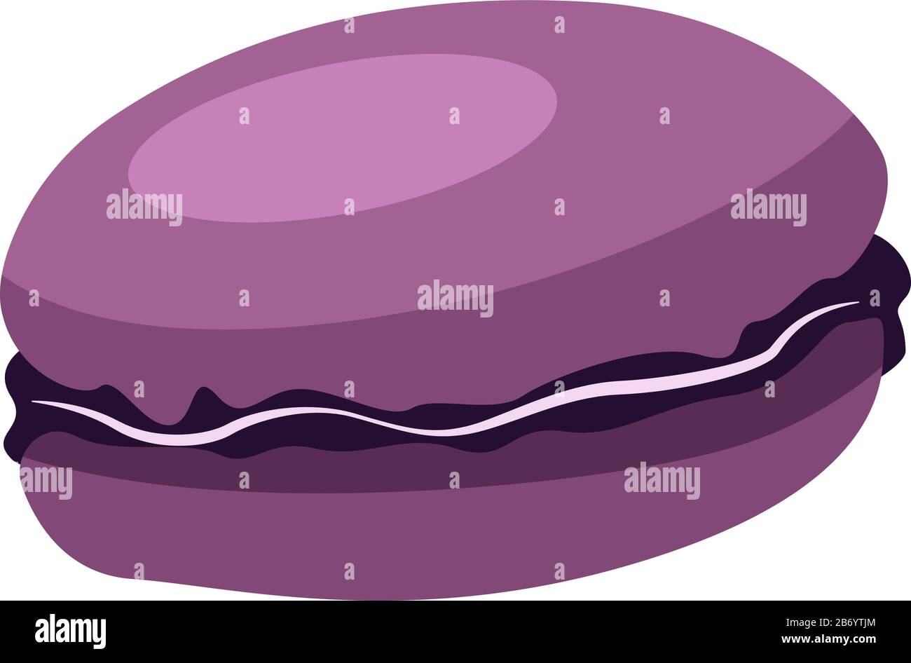 Colorful macaroon on white Stock Vector Images - Alamy