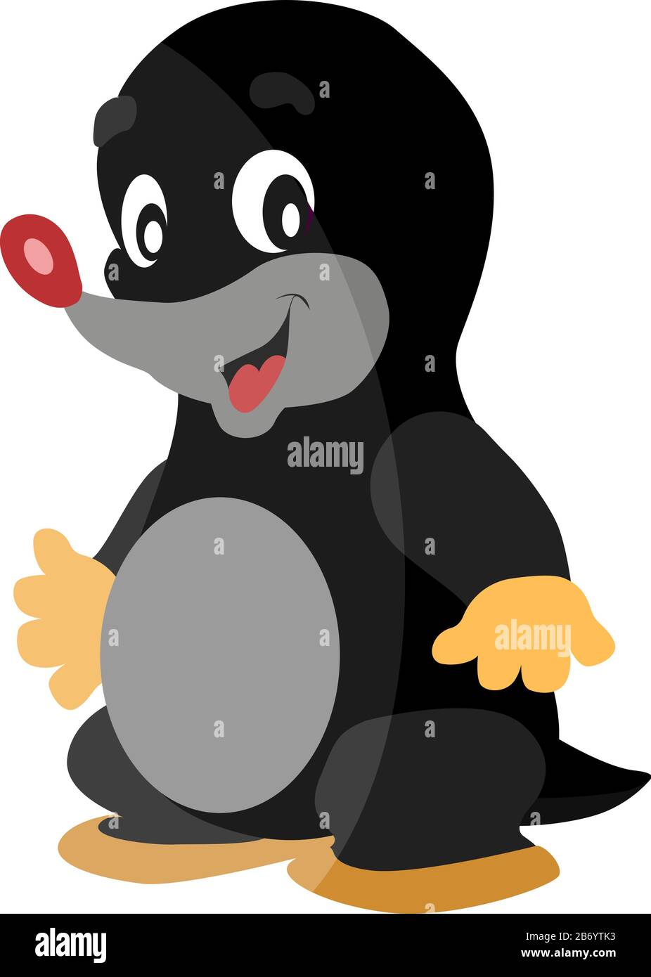 Mole on face Stock Vector Images - Alamy