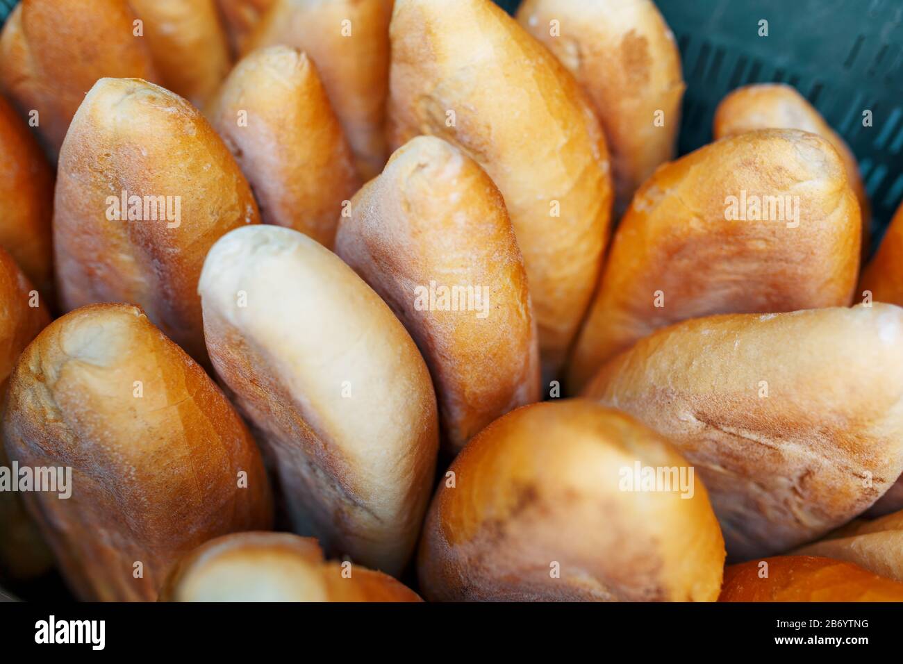 Different bread wooden box hi-res stock photography and images - Alamy