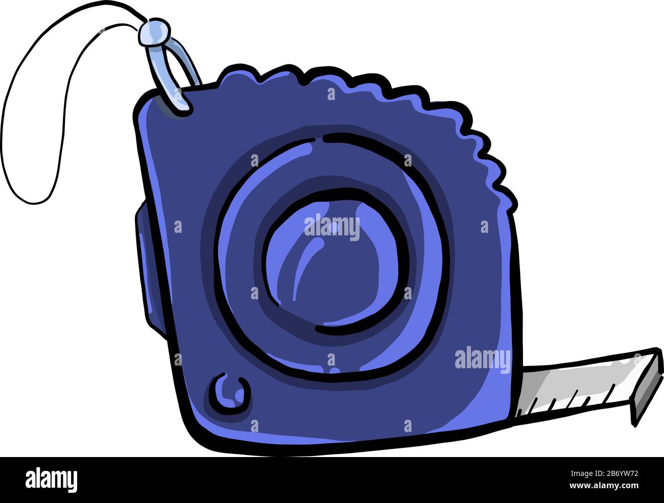 Blue meter, illustration, vector on white background Stock Vector Image ...