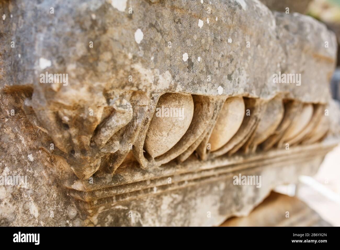 Beautiful and graceful ornament, an element of buildings. Parts of the ...