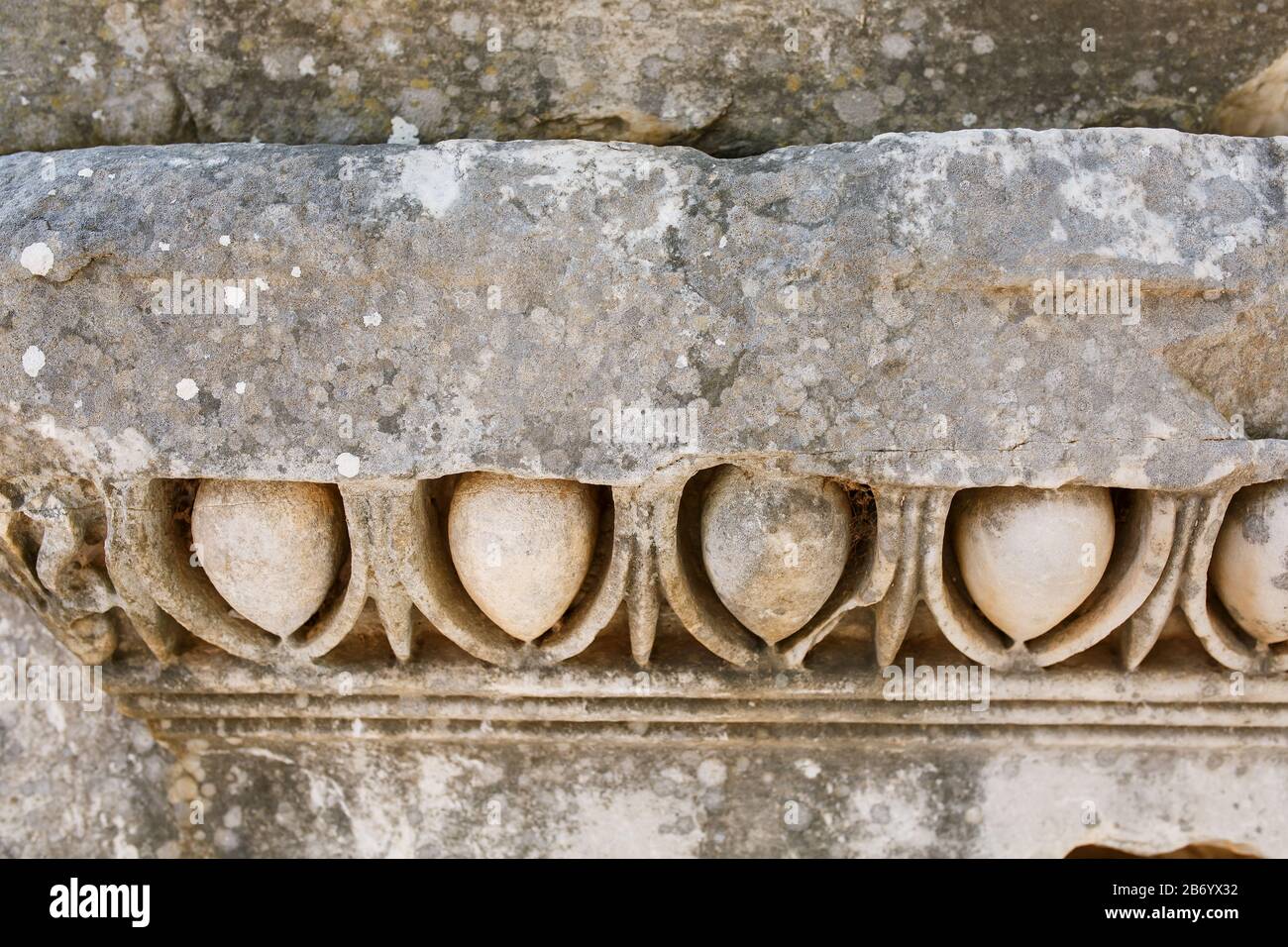 Beautiful and graceful ornament, an element of buildings. Parts of the ...