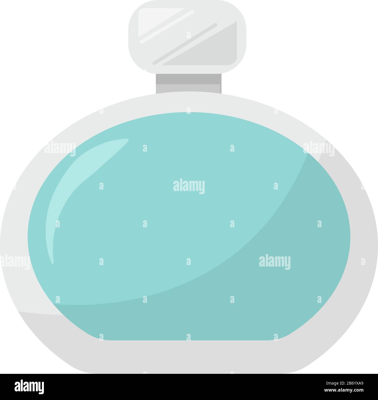 Blue perfume, illustration, vector on white background Stock Vector ...