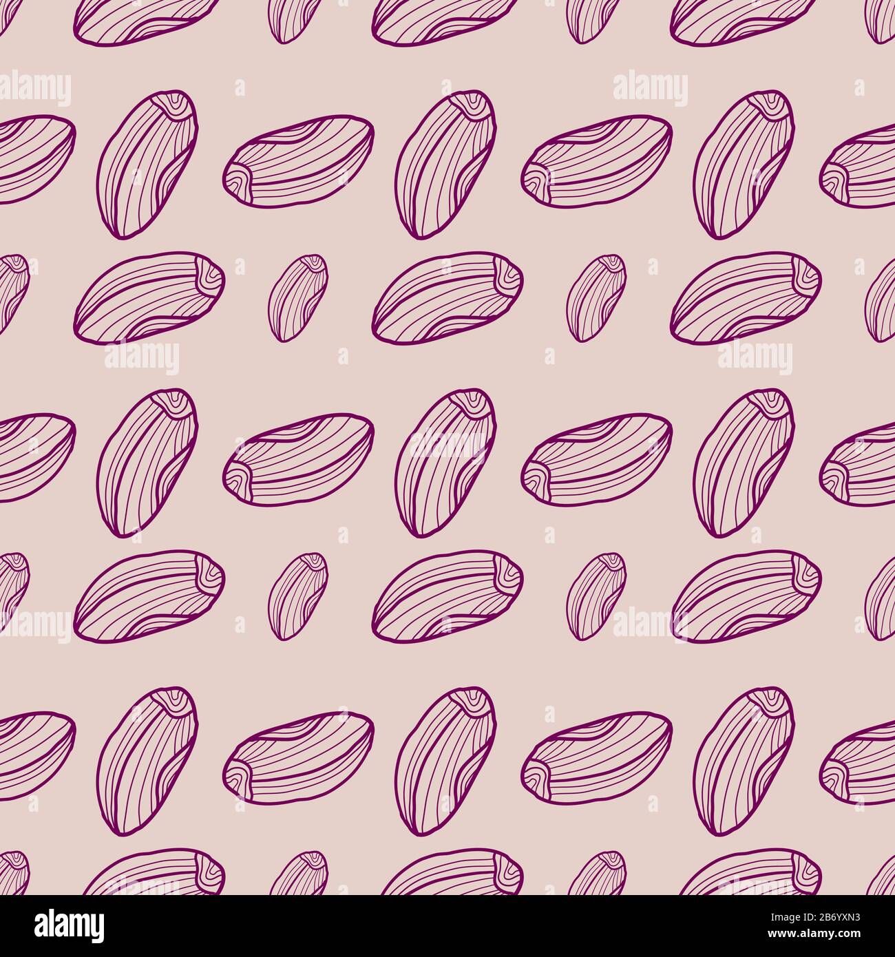 Peanuts pattern, illustration, vector on white background Stock Vector ...