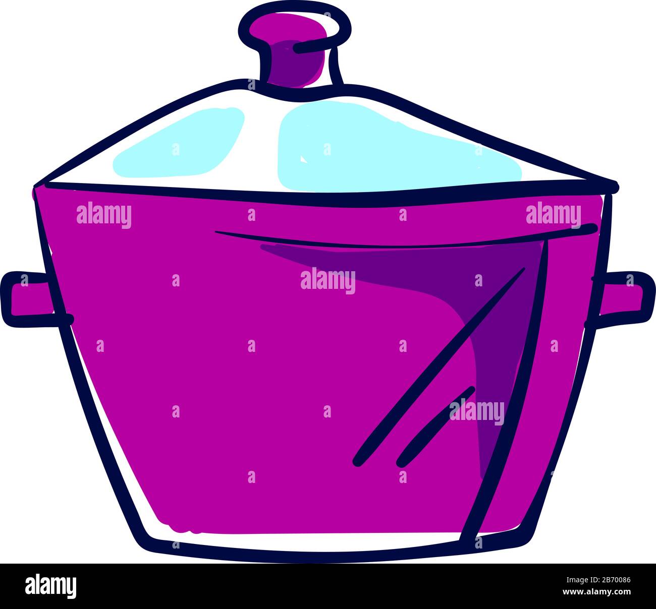 Cooking pan graphic Cut Out Stock Images & Pictures - Alamy