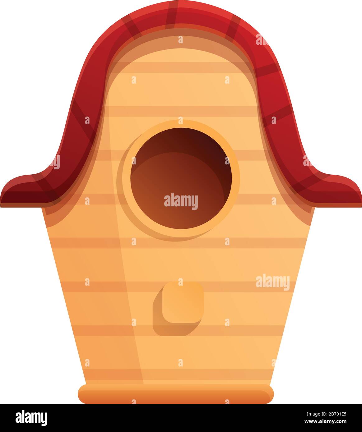 Garden bird house icon. Cartoon of garden bird house vector icon for ...