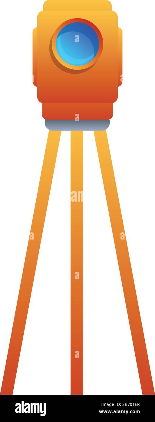 Road repair level tool icon. Cartoon of road repair level tool vector ...