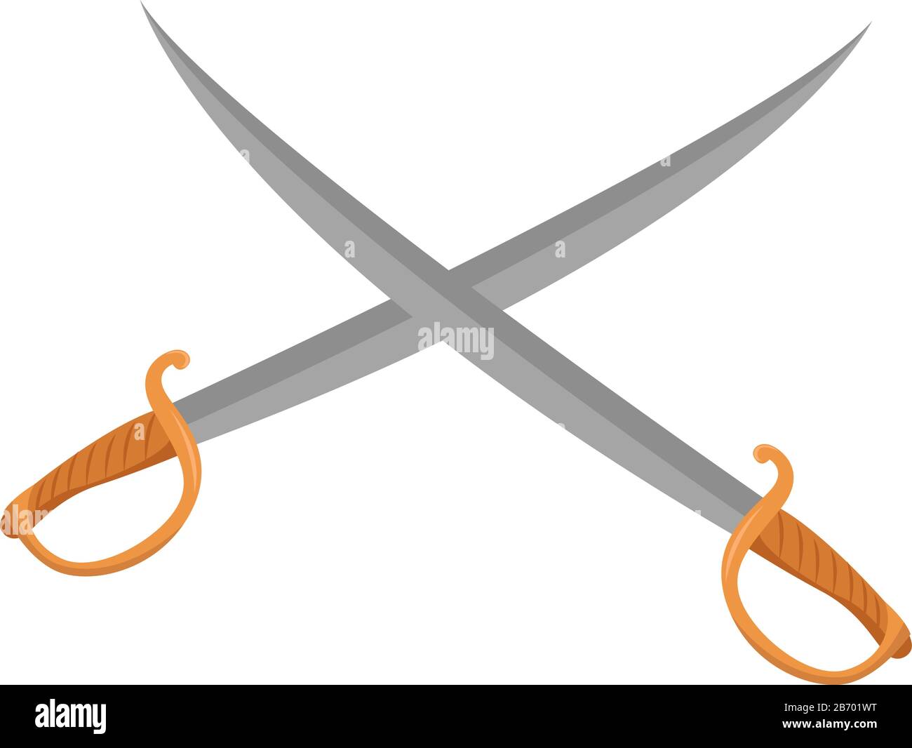 Two sabers Stock Vector Images - Alamy
