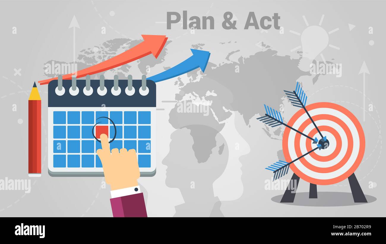 Colorful vector design showing concept of successful person making ...