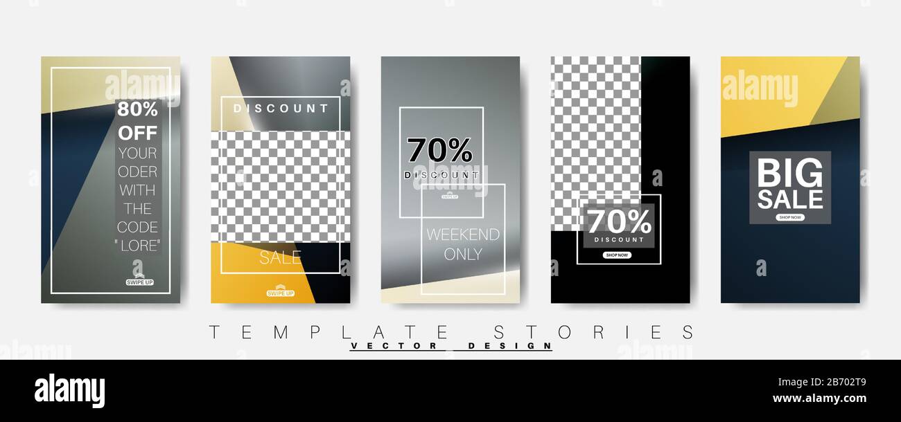 Editable Story background template. Vector Modern design background for ...